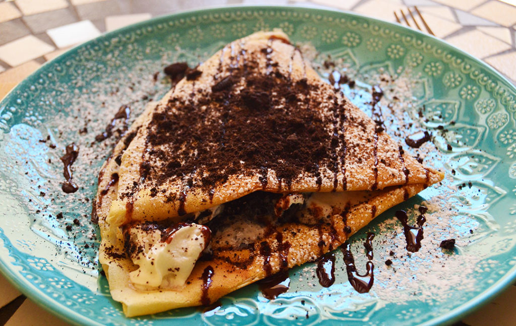 Crepas de oreo en Rústiko - Leche con tuna