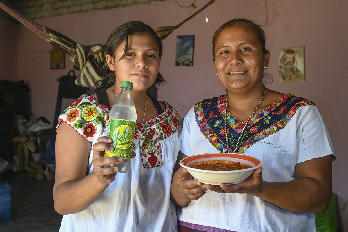 El manjar costeño: Mole de chicatanas - Leche con tuna